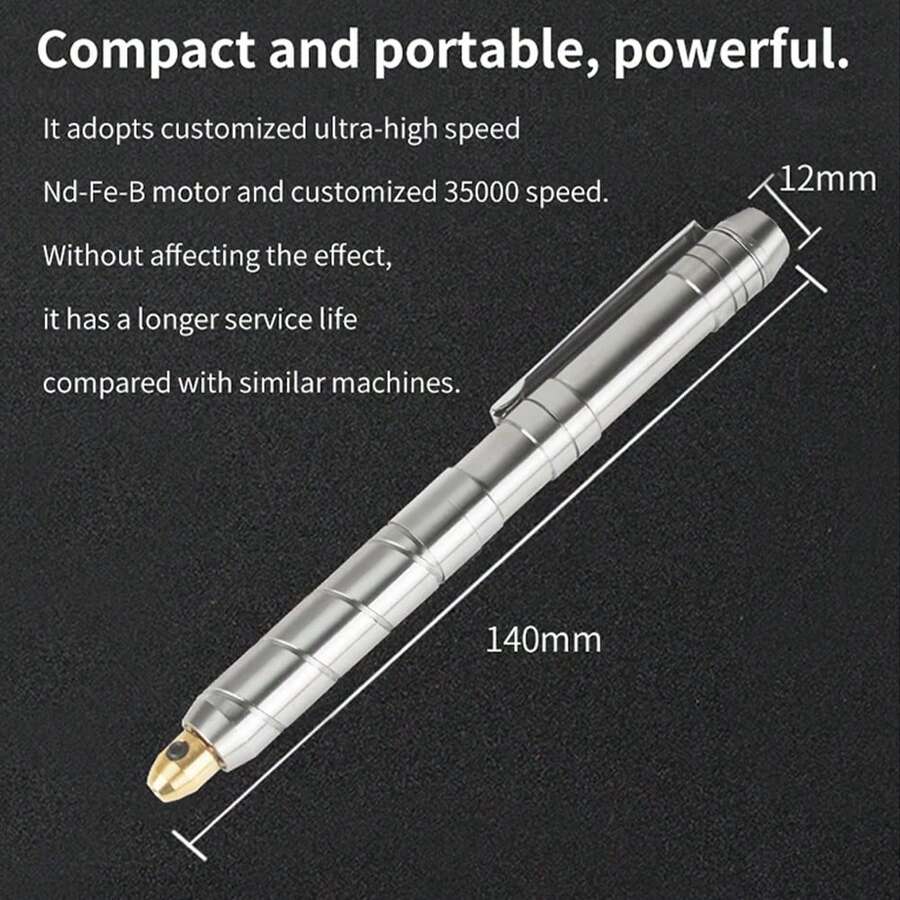 TUNGFULL Electric Engraving Drill Pen 3.7V Battery Rechargeable Mini Drill Engraver Micro Rotary ...