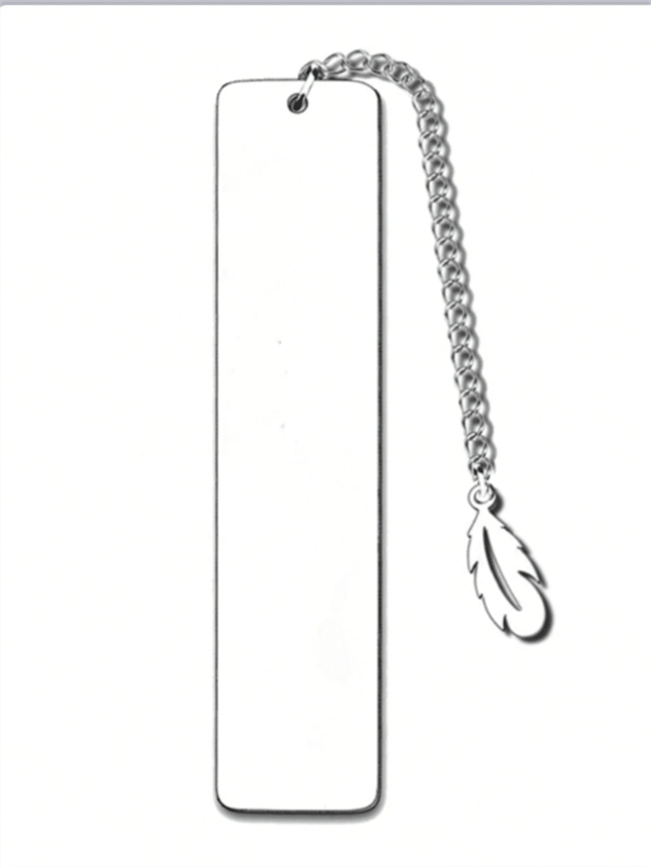 A Set Of New Stainless Steel Frosted Bookmarks Leaf Tassels Holiday ...