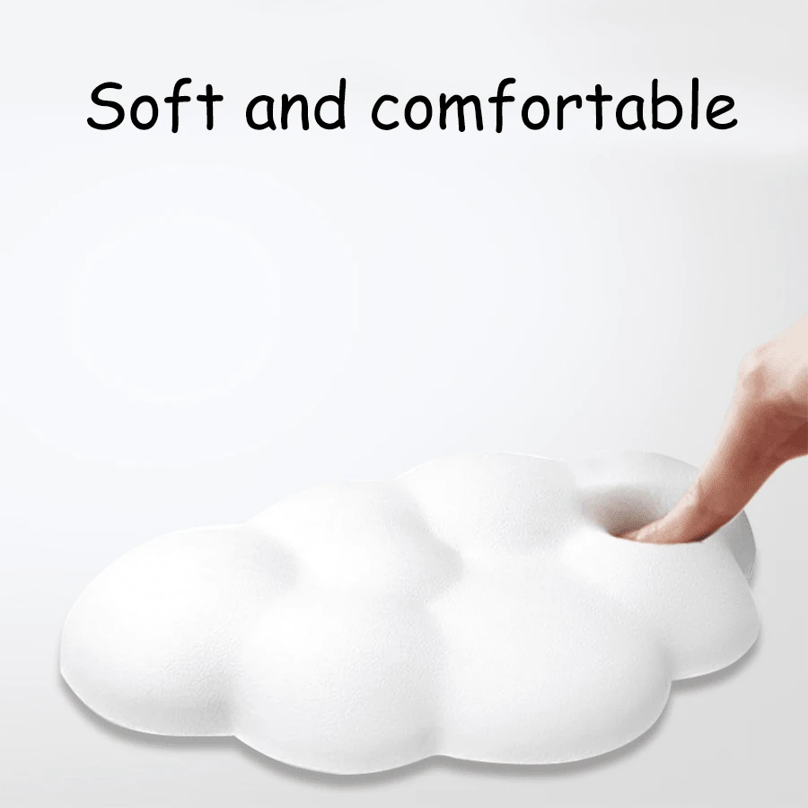 1 PC Cloud-Shaped Keyboard WRIST REST,Memory Foam Hand Support,นุ่มและ ...