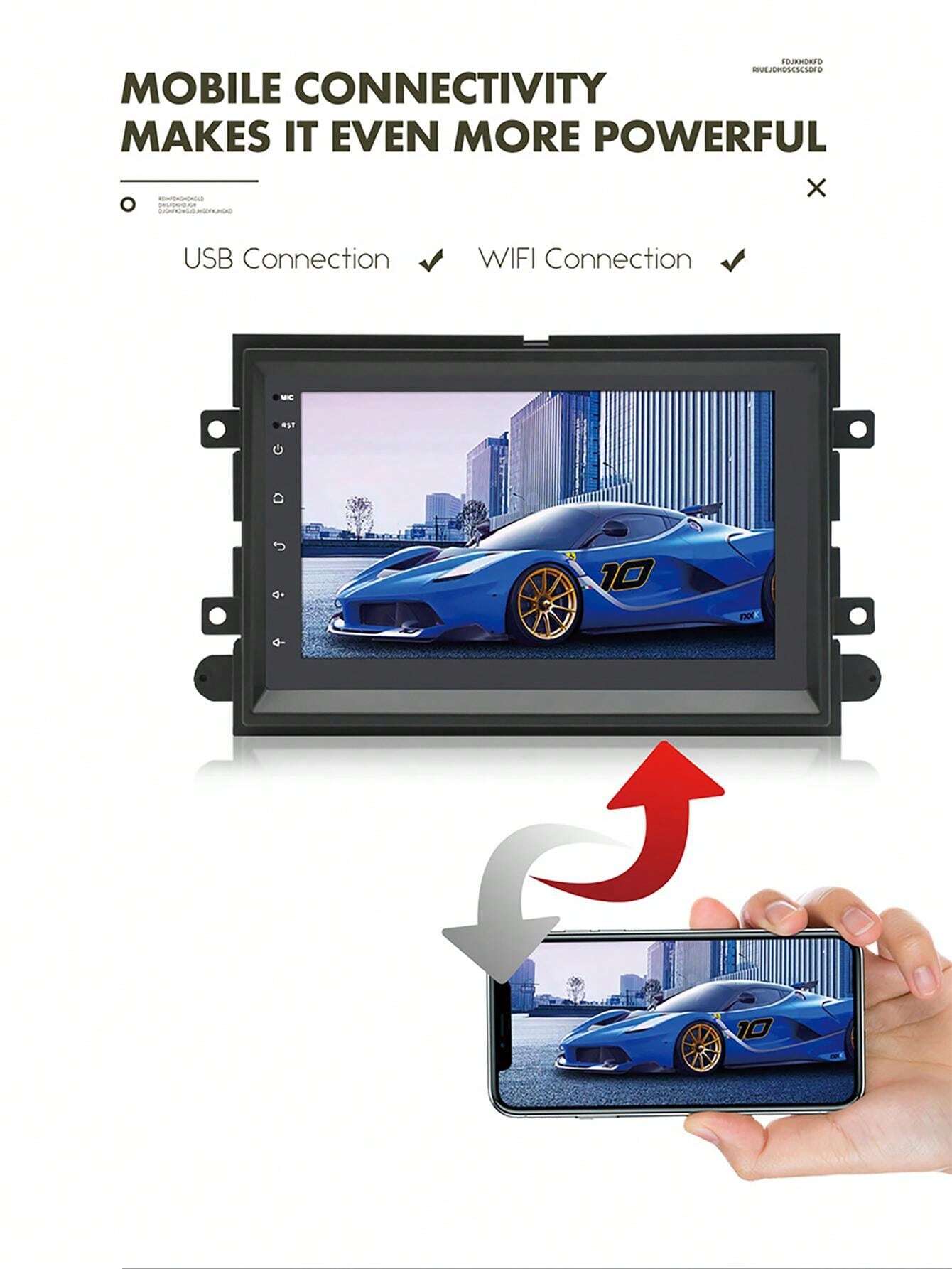 SEPTON 1 Pc SEPTON 7 Inch Universal Android Car Radio Screen Player For ...