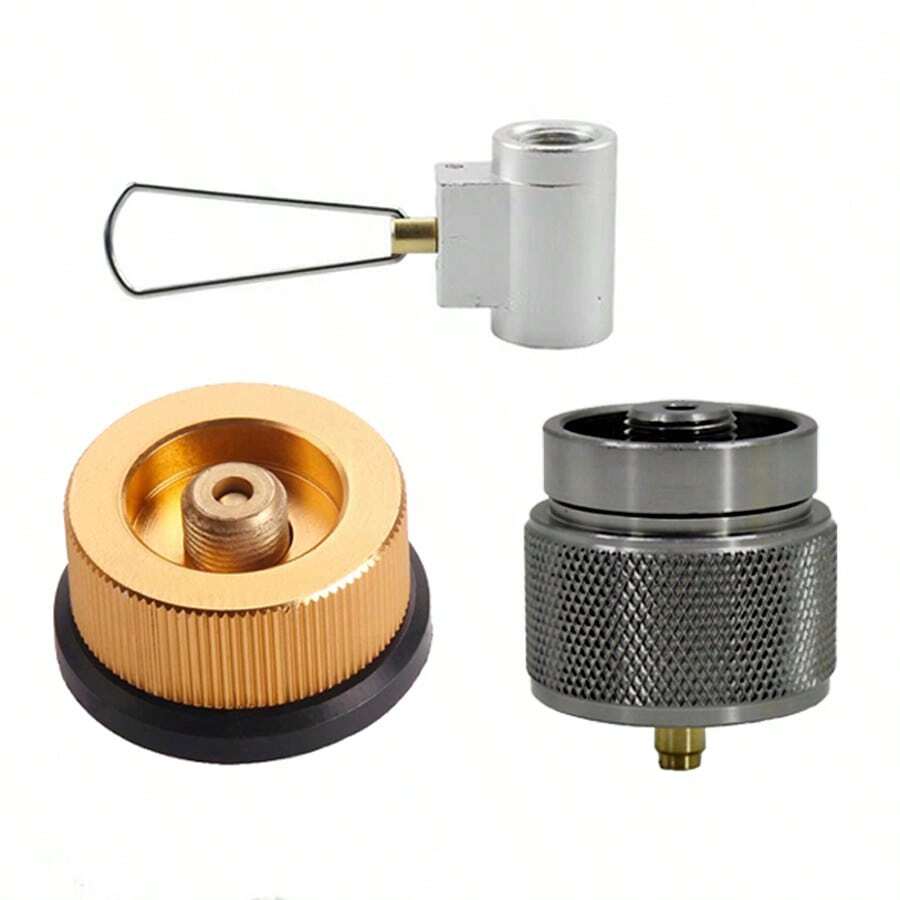 3pcs Outdoor Camping Stove Gas Canister Adapter Set Including 1pc Long ...