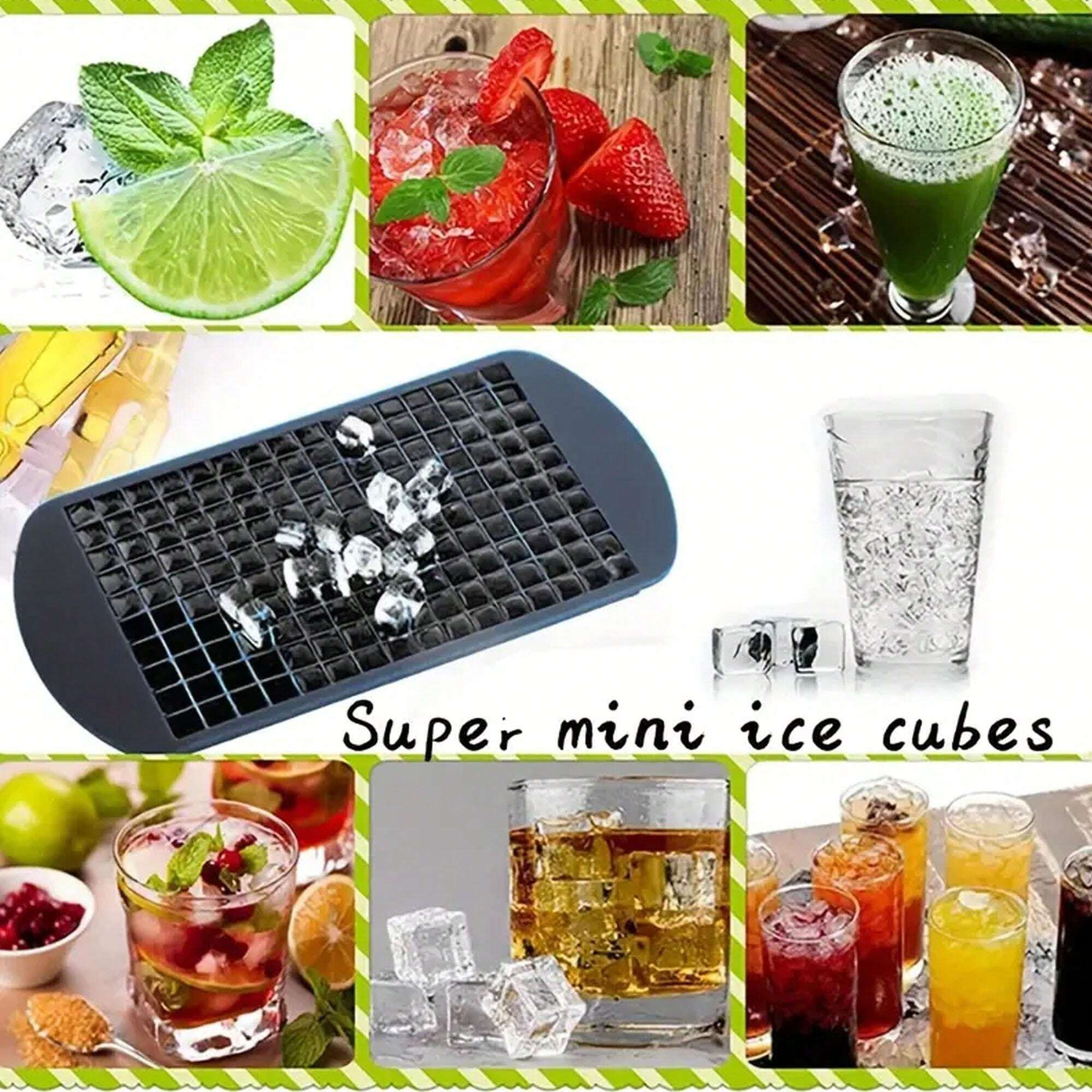 Bandeja de cubitos de hielo de silicona de 160 cuadrículas - Fabricante de cubitos de tamaño ...