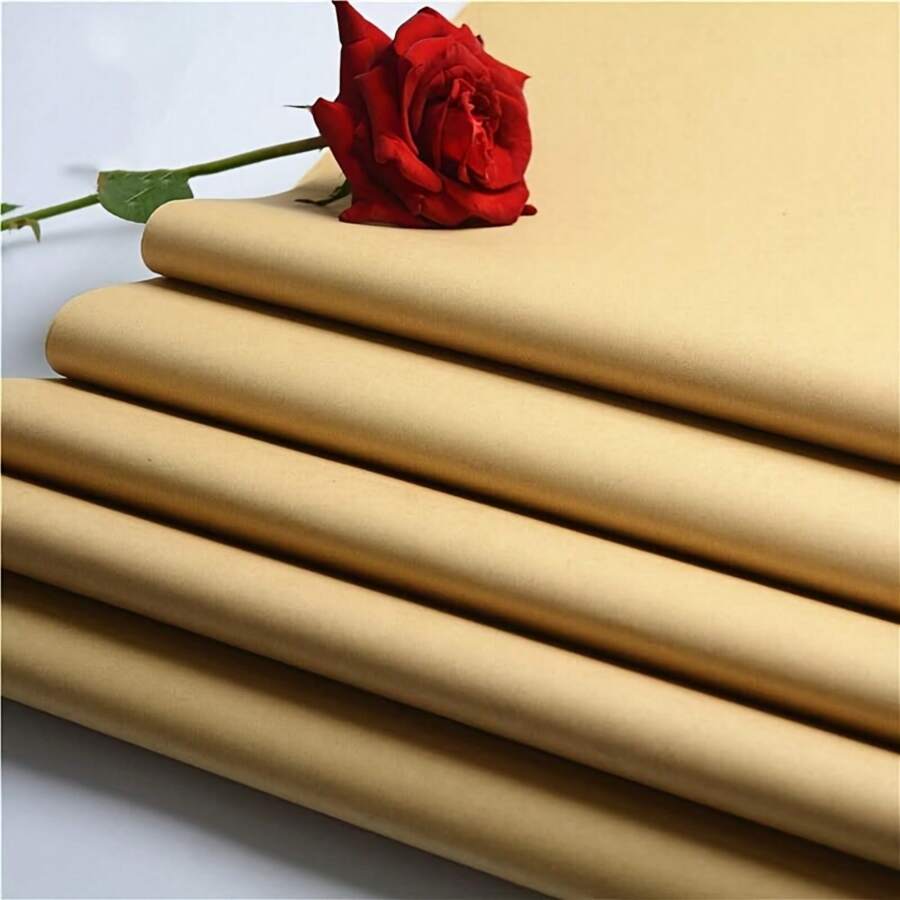 35 Sheets Of Brown Packaging Paper 50x70cm, Art Craft Paper, Birthday ...