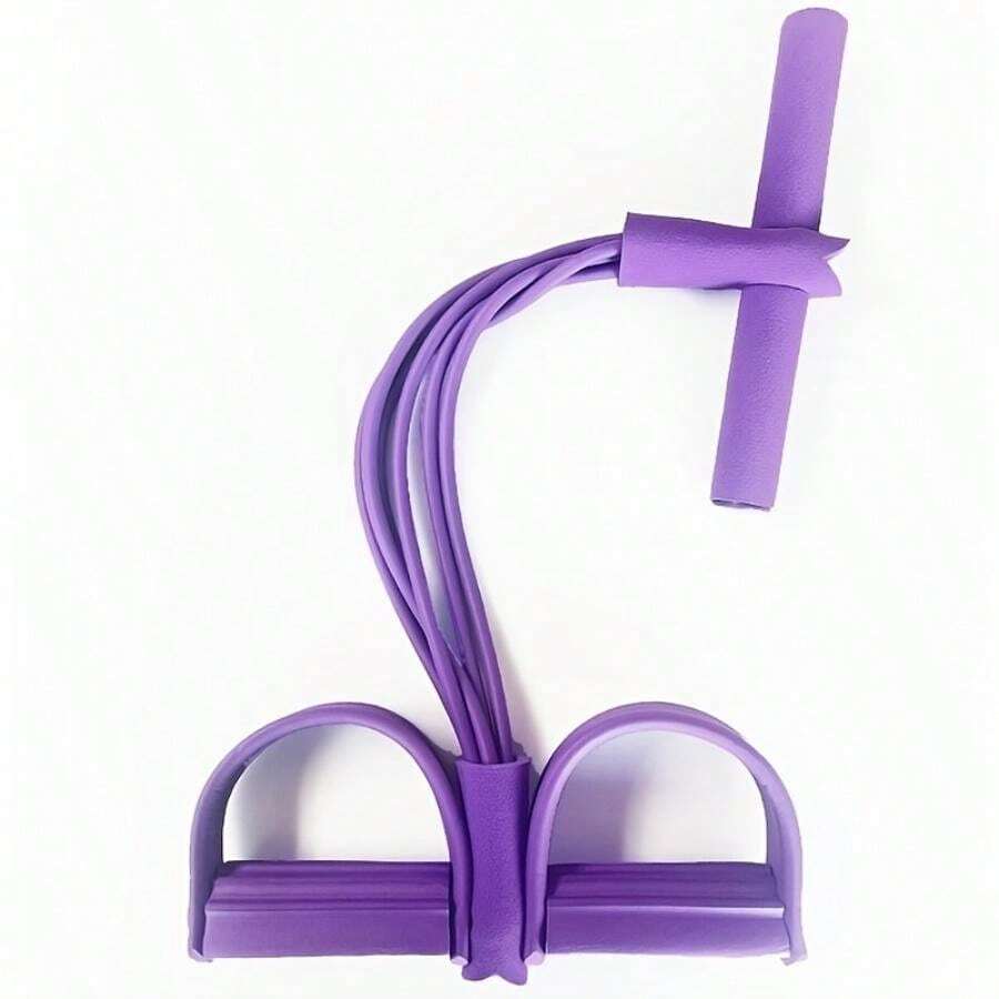 1pc Yoga Multi-Functional Resistance Band Foot Pedal Exerciser For Sit ...