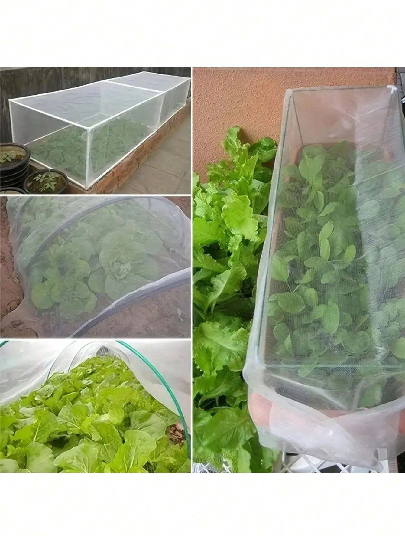 Pack Ultra Fine Garden Mesh Netting Screen Barrier Net,Plant Covers ...