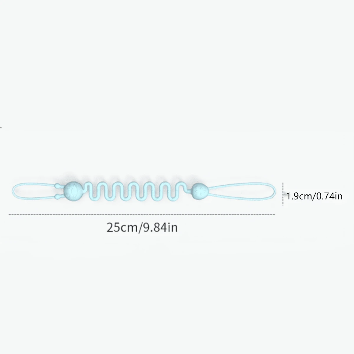 3-Pack Silicone Pacifier Chains With Clip, All-In-One Design, Soft ...