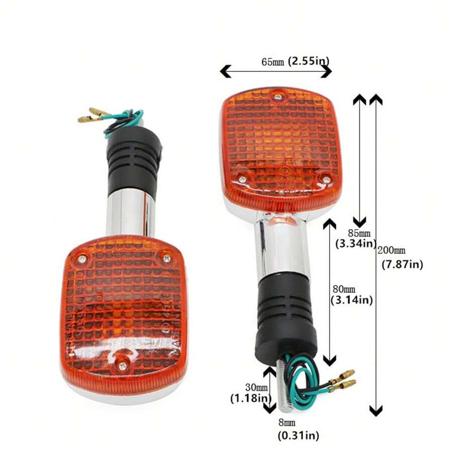12v Motorcycle Rear Turn Signal Blinker Light Indicator Lamp For Shadow VT400 VT600 VT750 VT1100 ...