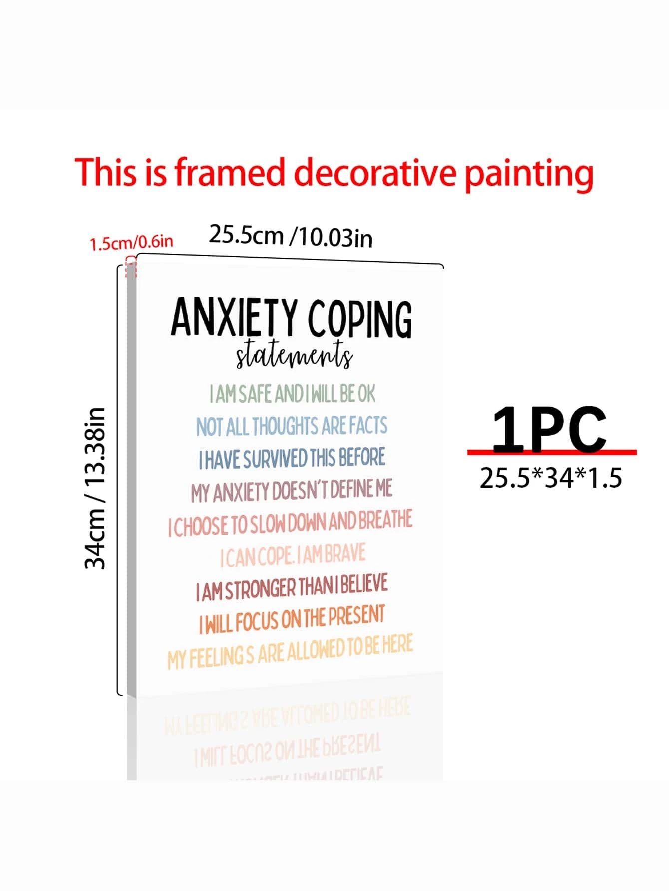 1pc Emotional Regulation Poster Decoration, Anxiety Coping Skills ...