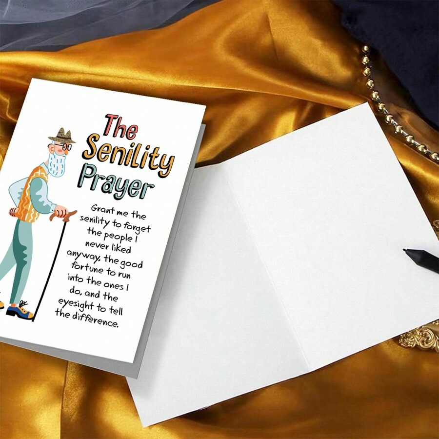 One Funny Birthday Celebration Card - Old Age Humorous Greeting Card ...