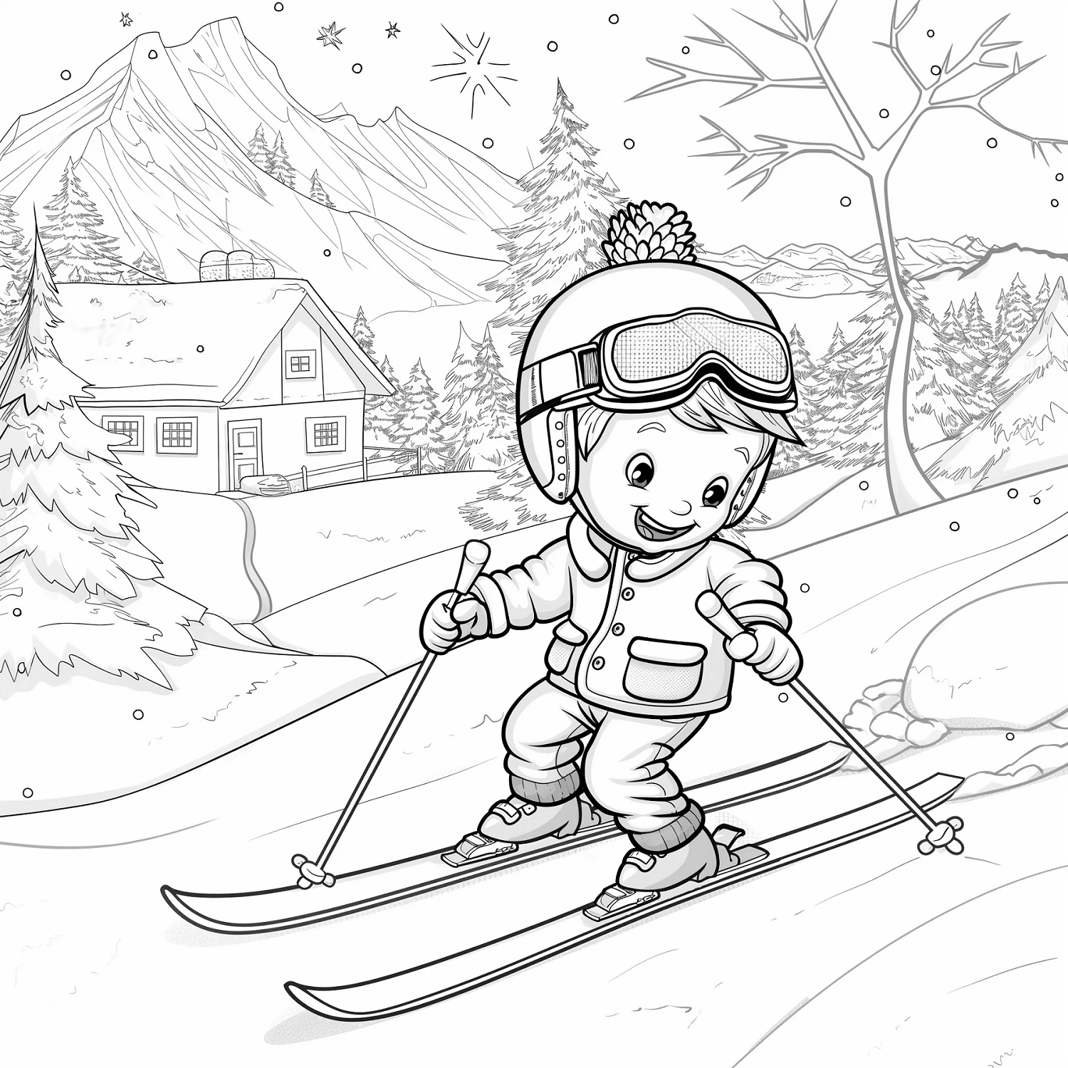 Original Winter Wonderland Colouring Book, Creative And Unique Patterns ...