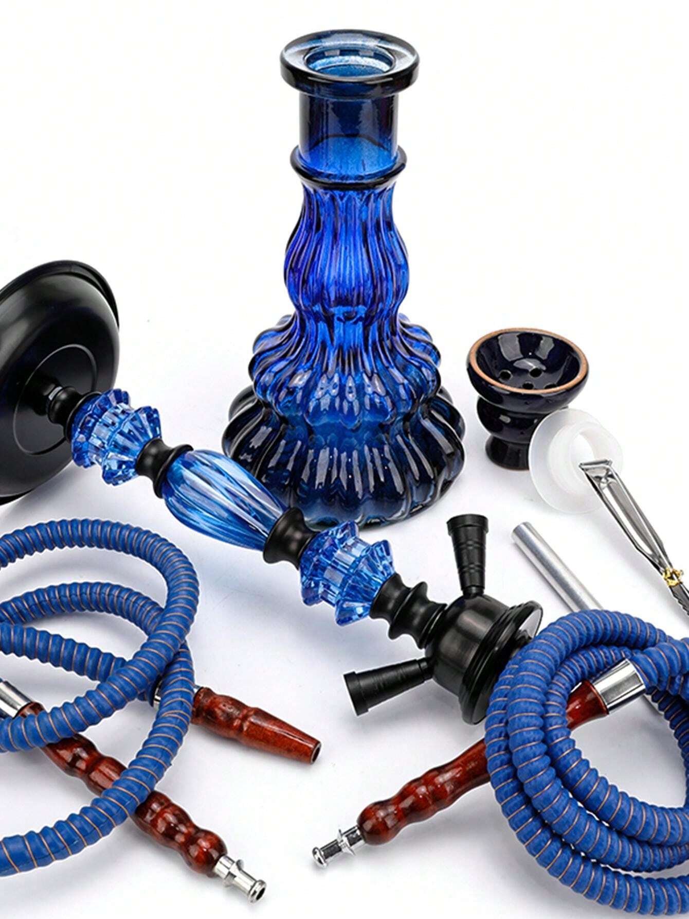 Arabian Shisha Hookah Set For 2 Persons, Including All Accessories ...