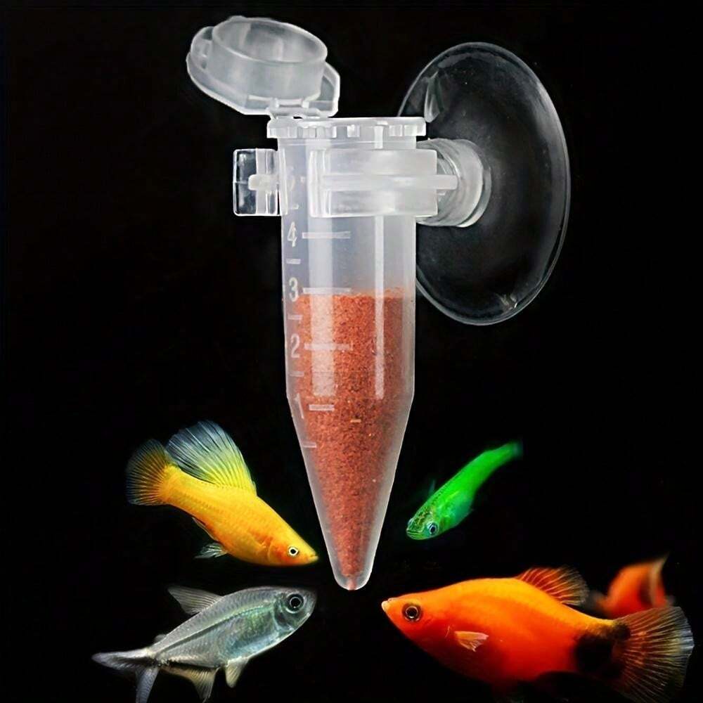 5pcs Aquarium Worm Feeder With Suction Cup - Convenient And Easy To Use ...