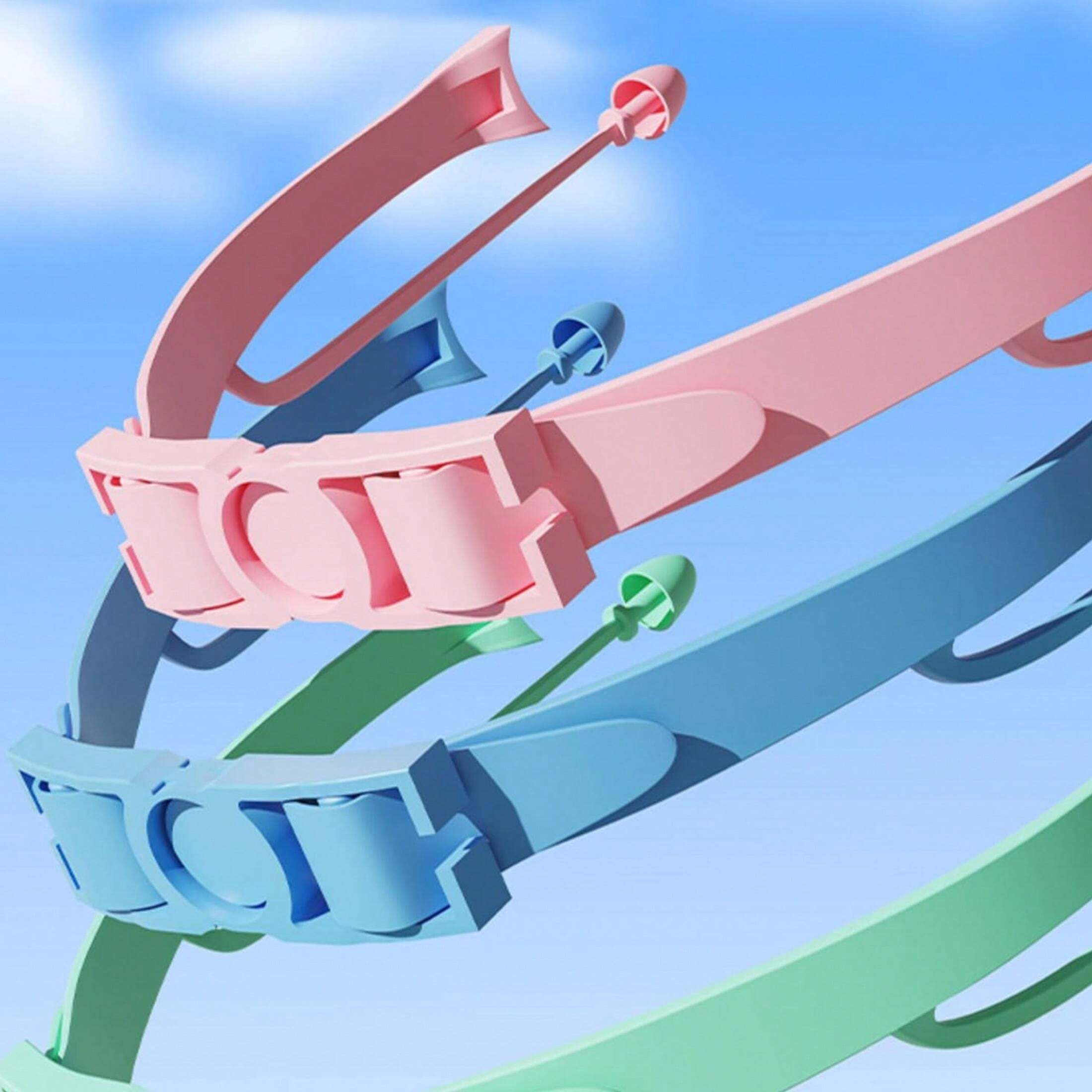 3pcs/Set (Swimming Goggles+Nose Clip+Earplugs) New HD Anti-Fog ...