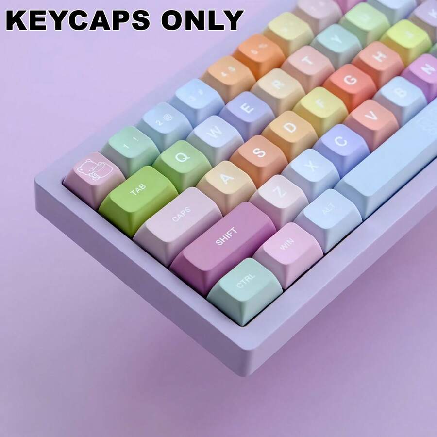(Only Keycaps) 133 Keys Gummy Bears Themes XDA Profile PBT Dye-Sub ...