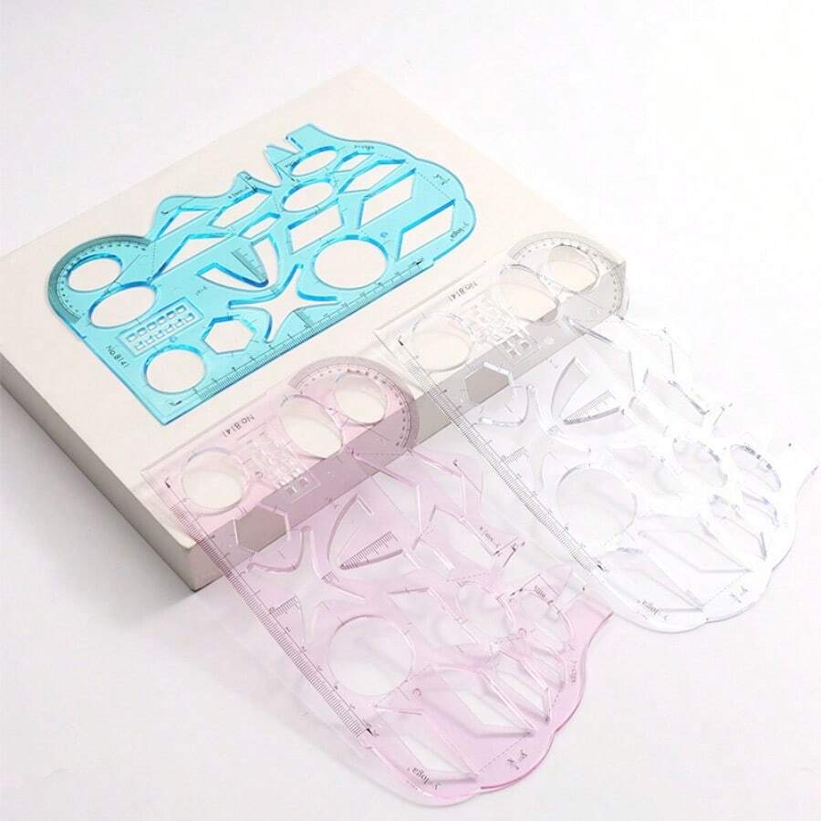 Multipurpose Ruler, Set Square, And Protractor Geometric Drawing Board ...