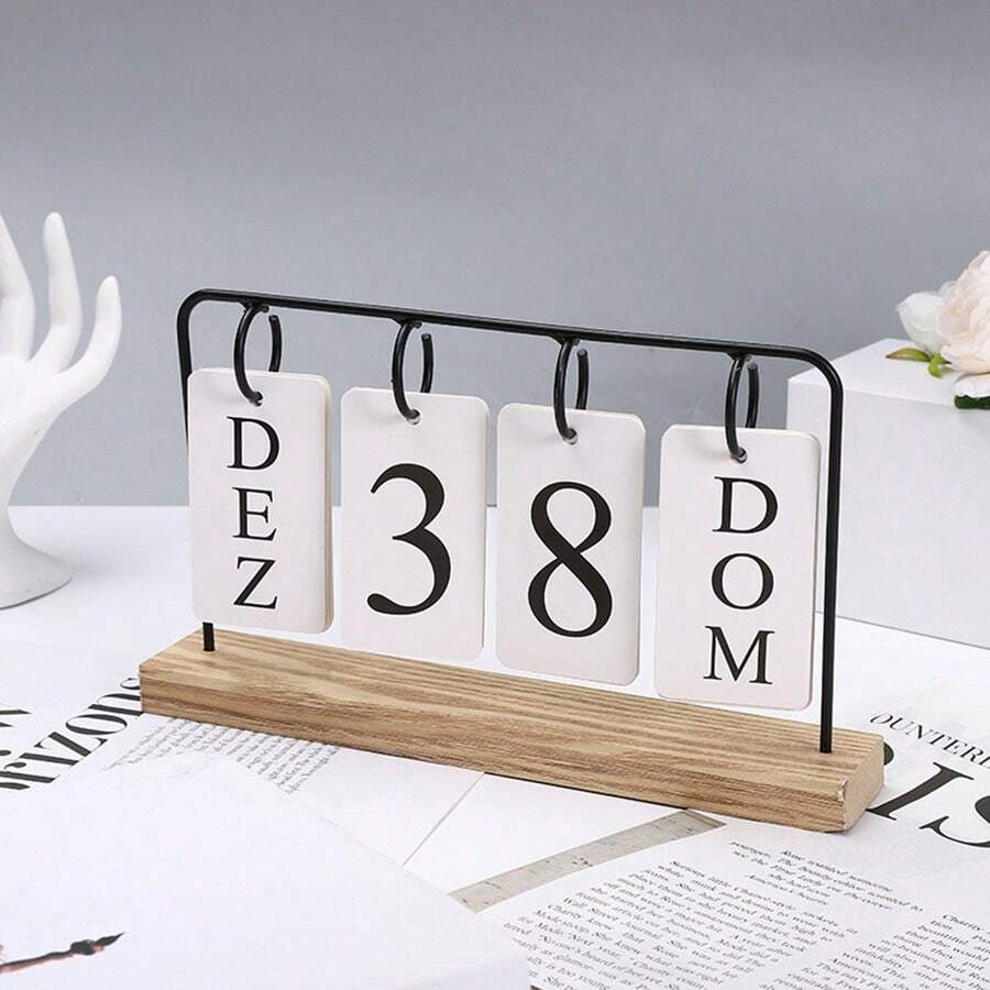 Creative Calendar Mini DIY Desktop Calendar, Office Desktop Decoration ...