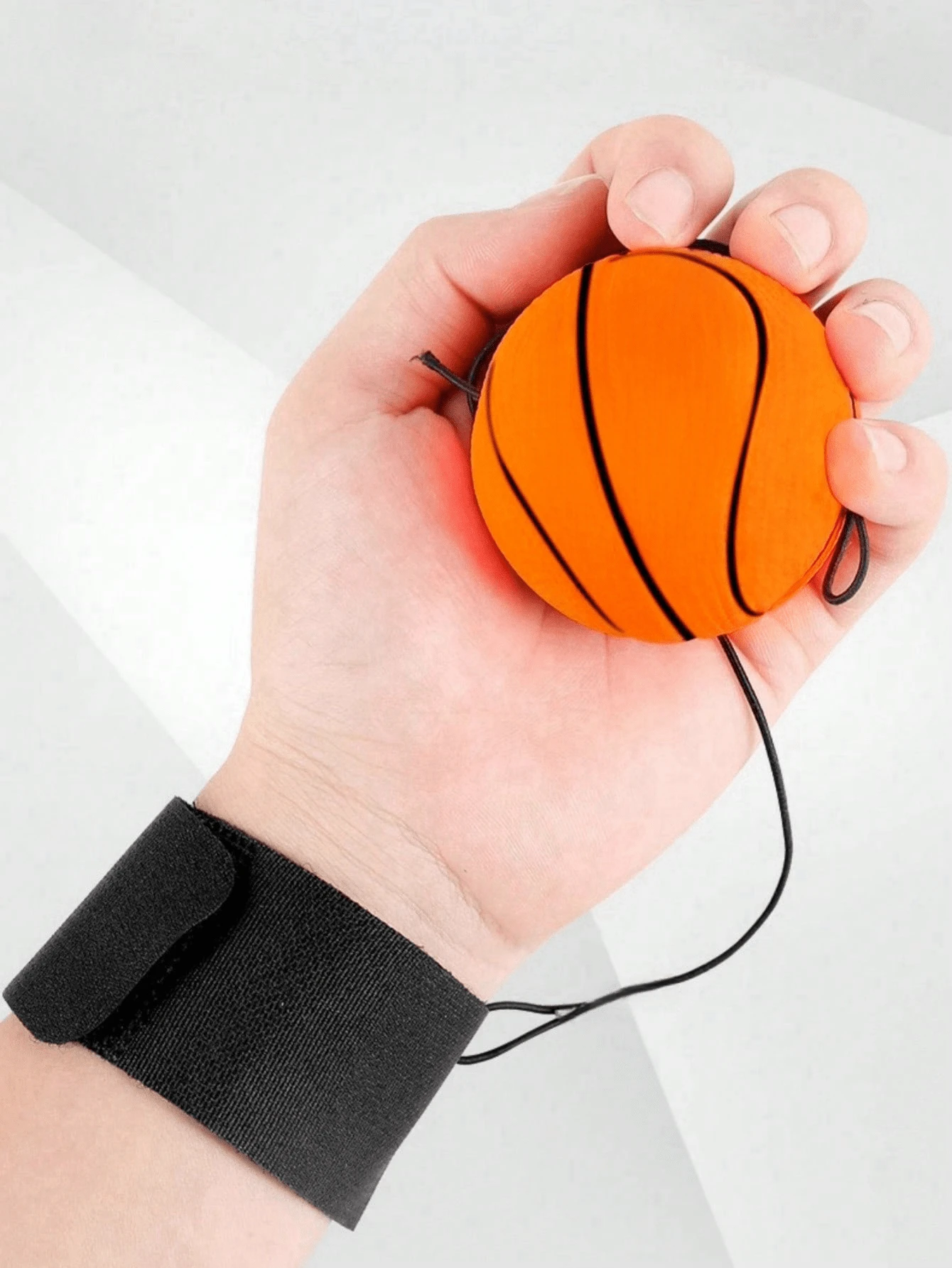 1pc Creative Small Basketball Elastic Rope, Sports Wrist Ball Swing ...