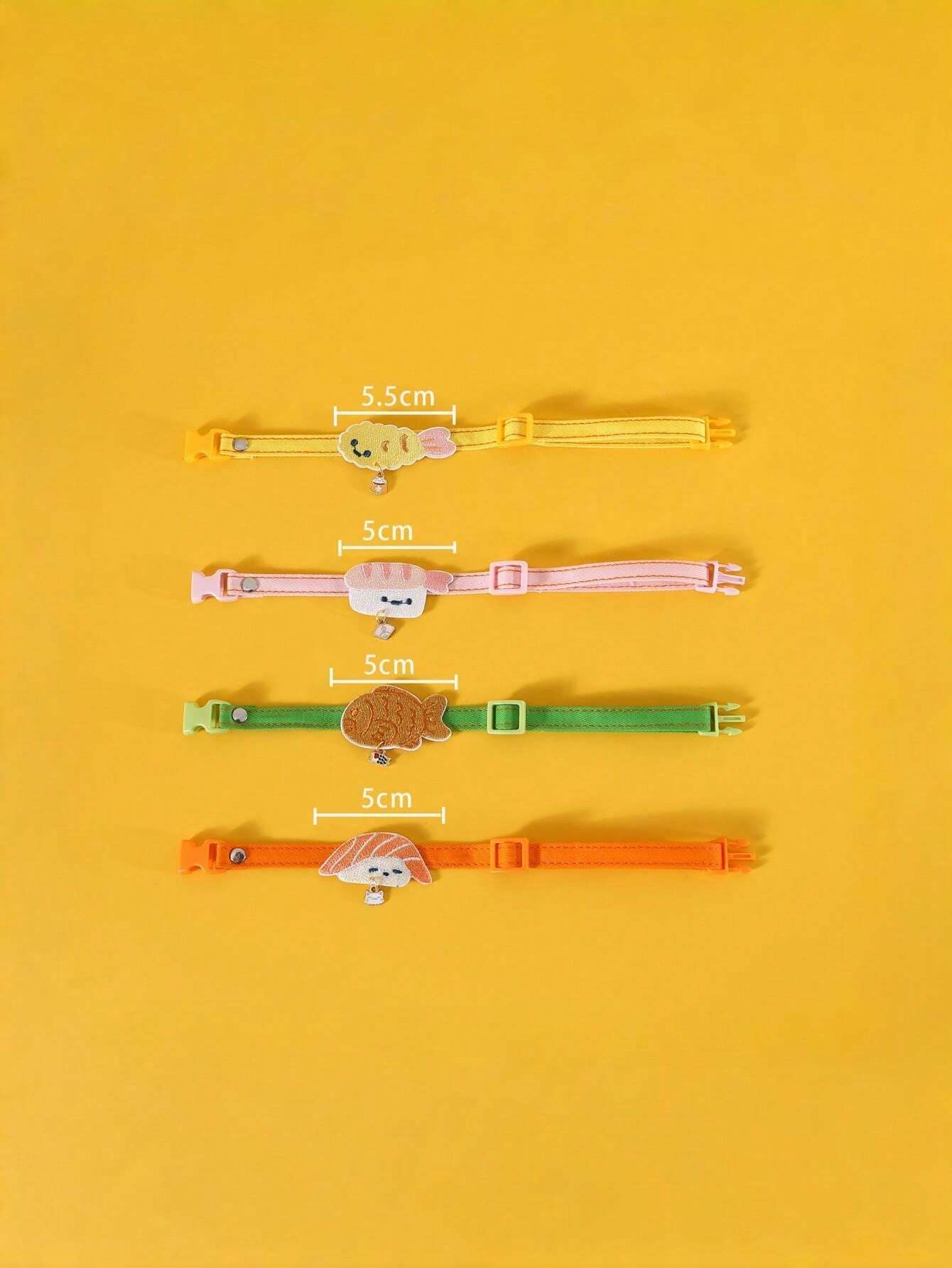 1pc Japanese Embroidered Pet Collar Cute Colorful Collar Embroidered ...