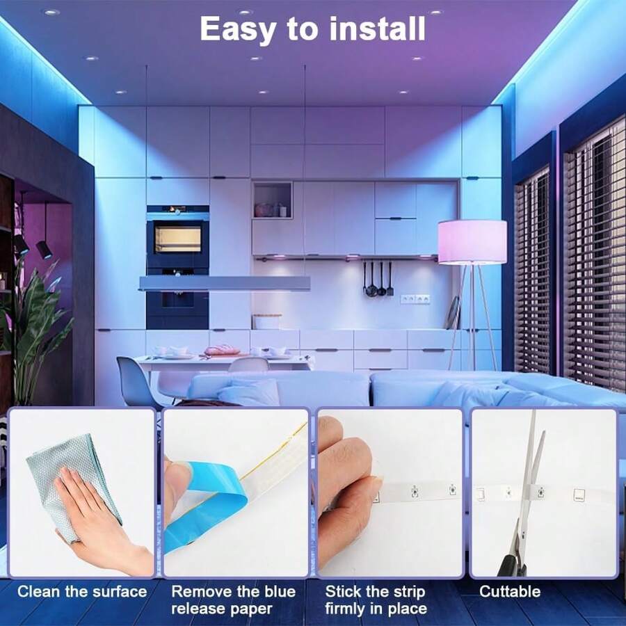 1pc 2 To 20meter LED Light, Usb 5V RGB LED Light, Guest Room Light With ...