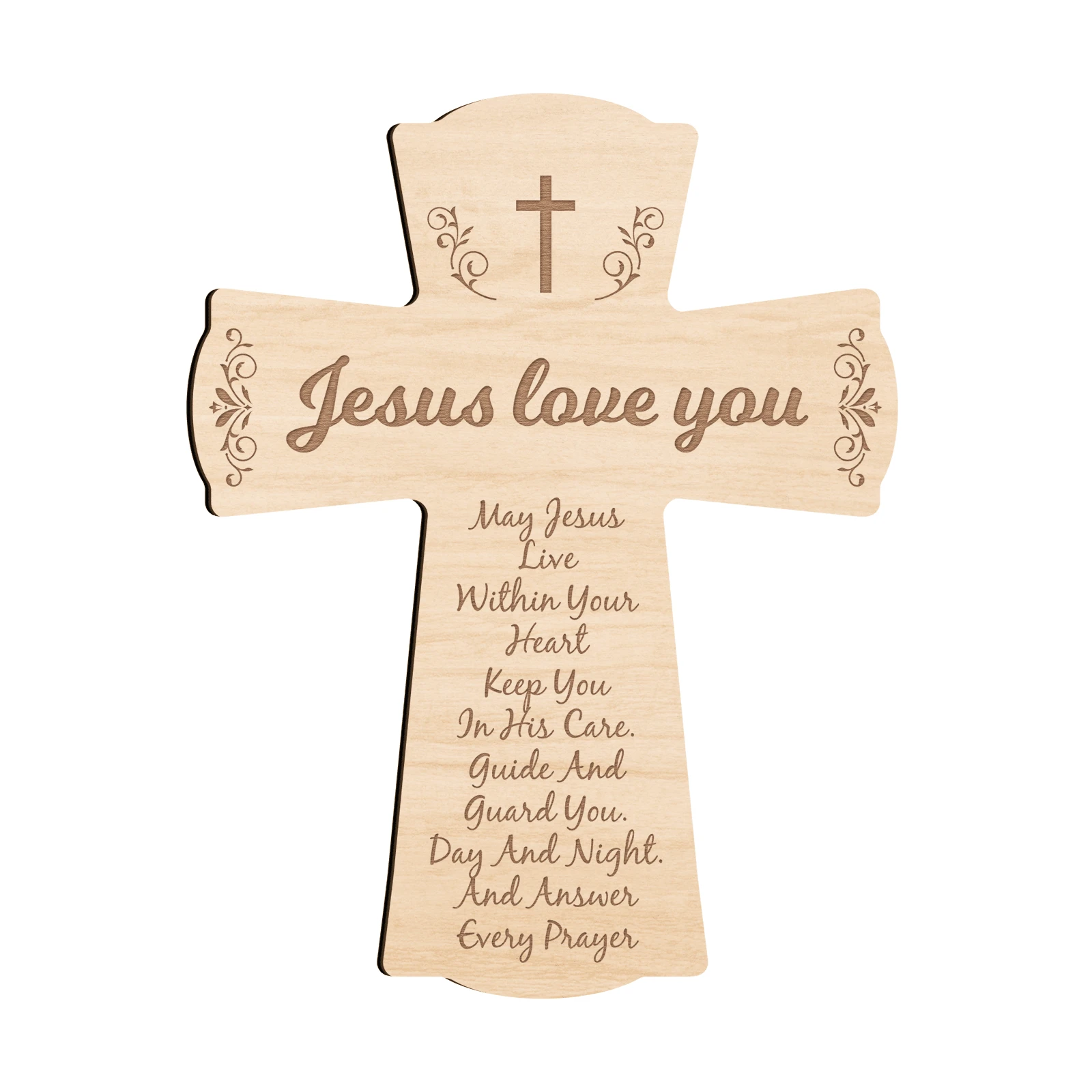 Jesus Love You Cross Wood Sign Wall Décor For Our Home Wall Décor ...