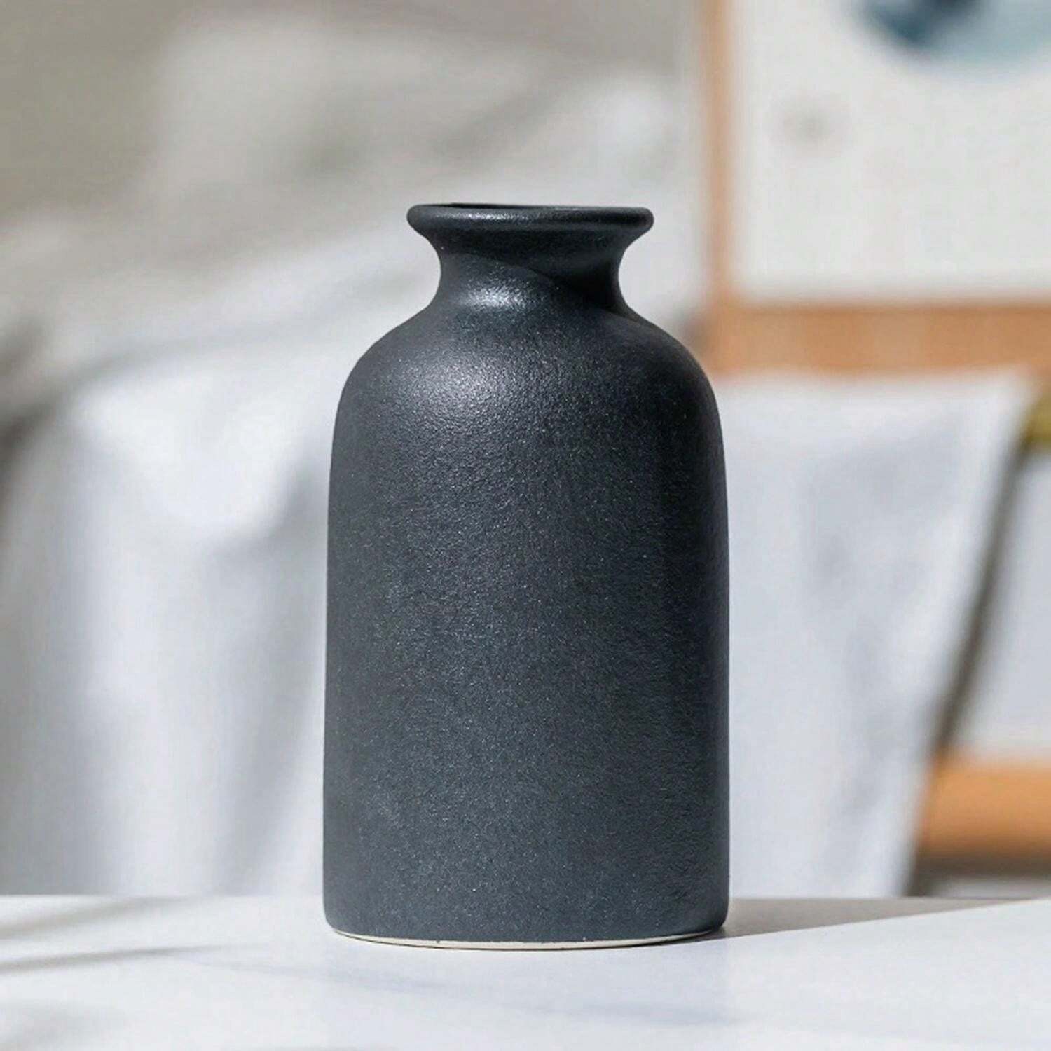 Simple Style Ceramic Vase 3-Piece Set, Perfect For Decorating Your Home ...