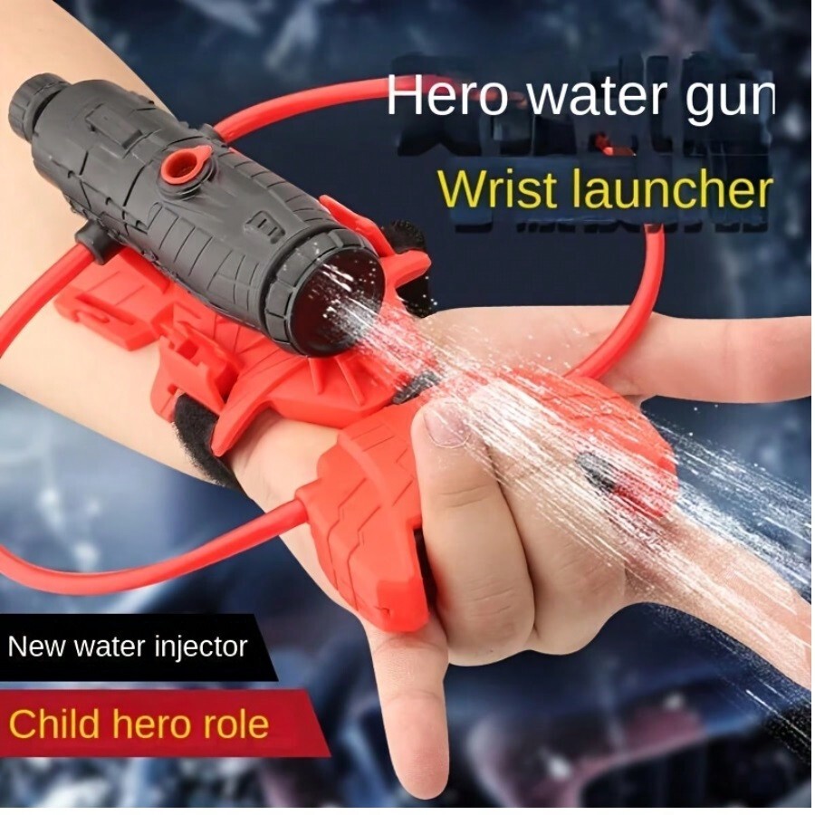Spider Wrist Water Gun Launcher Pressurized Continuous Firing Children ...