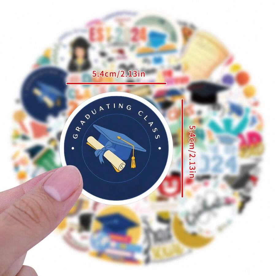 60 autocollants de remise de diplômes, étiquettes à autocollants auto ...