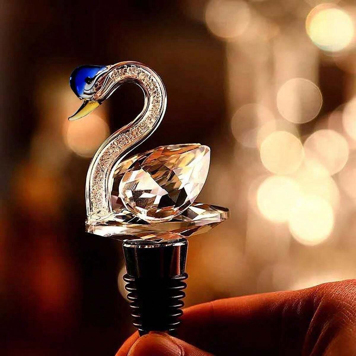 1pc Creative Crystal Wine Stopper, Cute Grape Wine Bottle Stopper With ...