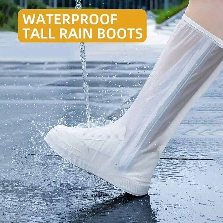 Waterproof And Anti-Slip PVC Rain Boot Covers For Cycling And Outdoor ...