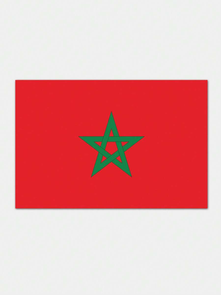 Morocco National Flag, Single Side, Size 4 (90*150cm) | SHEIN USA