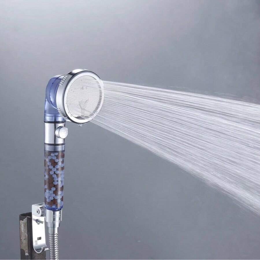 Ionic Handheld Showerhead With 3 Modes And One-Button Stop, Universal ...