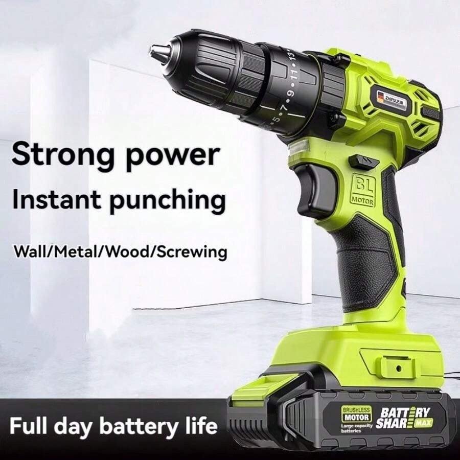 New Electric Impact Drill For Home Use, Multifunctional Lithium Battery ...