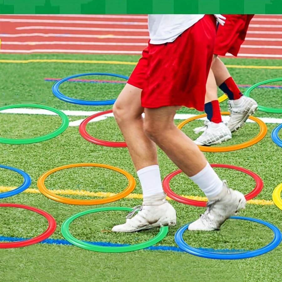 Hopscotch Jumping Hoop Sports Training Equipment, For Agility, Football ...