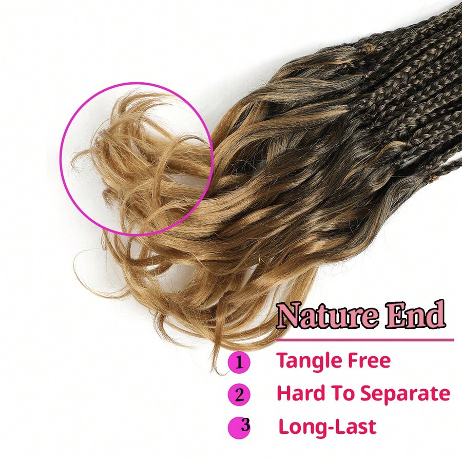 14 Inch French Curl Braiding Hair 8 Packs Bouncy Braiding Hair Expressions French Curl Crochet ...