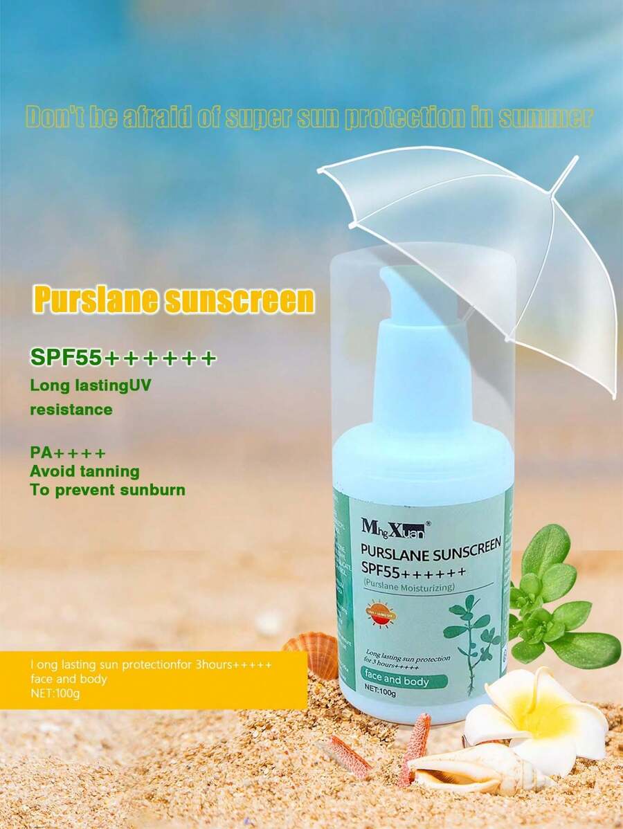 mingxuan 100g Facial Sunscreen Lotion, A Big Bottle Of Sunscreen Lotion ...