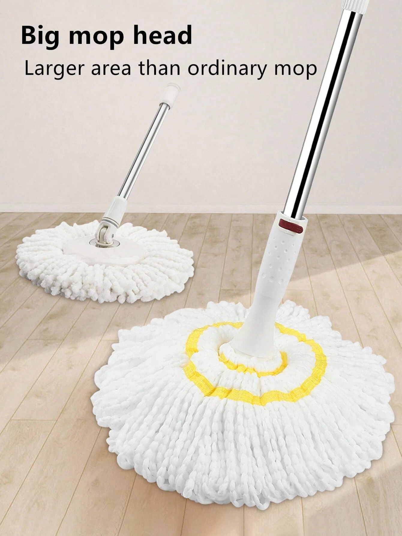 Self Wringing Mop, Wet And Dry Mop For Floor Cleaning Heavy Duty ...