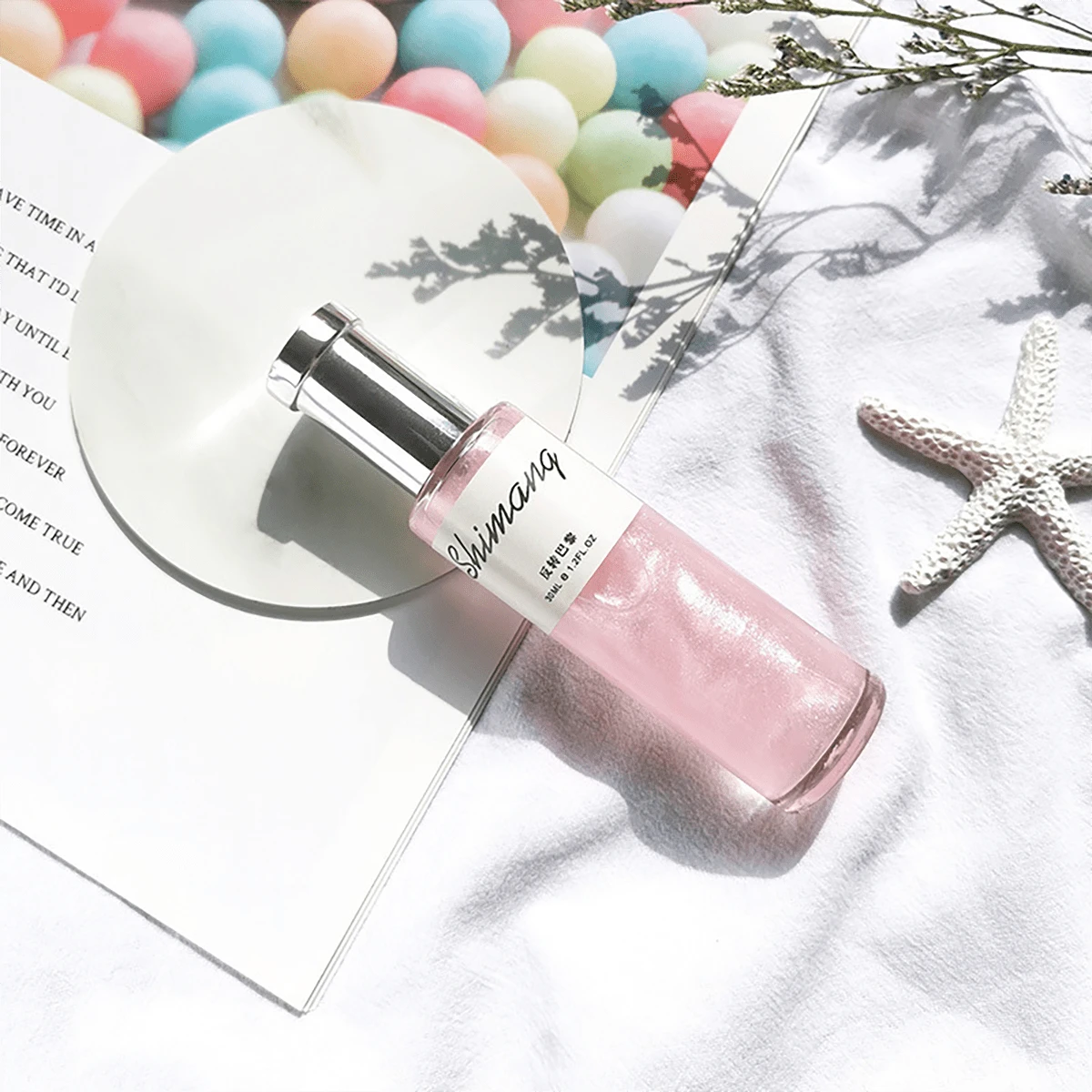 Perfume de 1 oz / Flirting, Perfume de Pó Dourado Quicksand, Fragrância ...