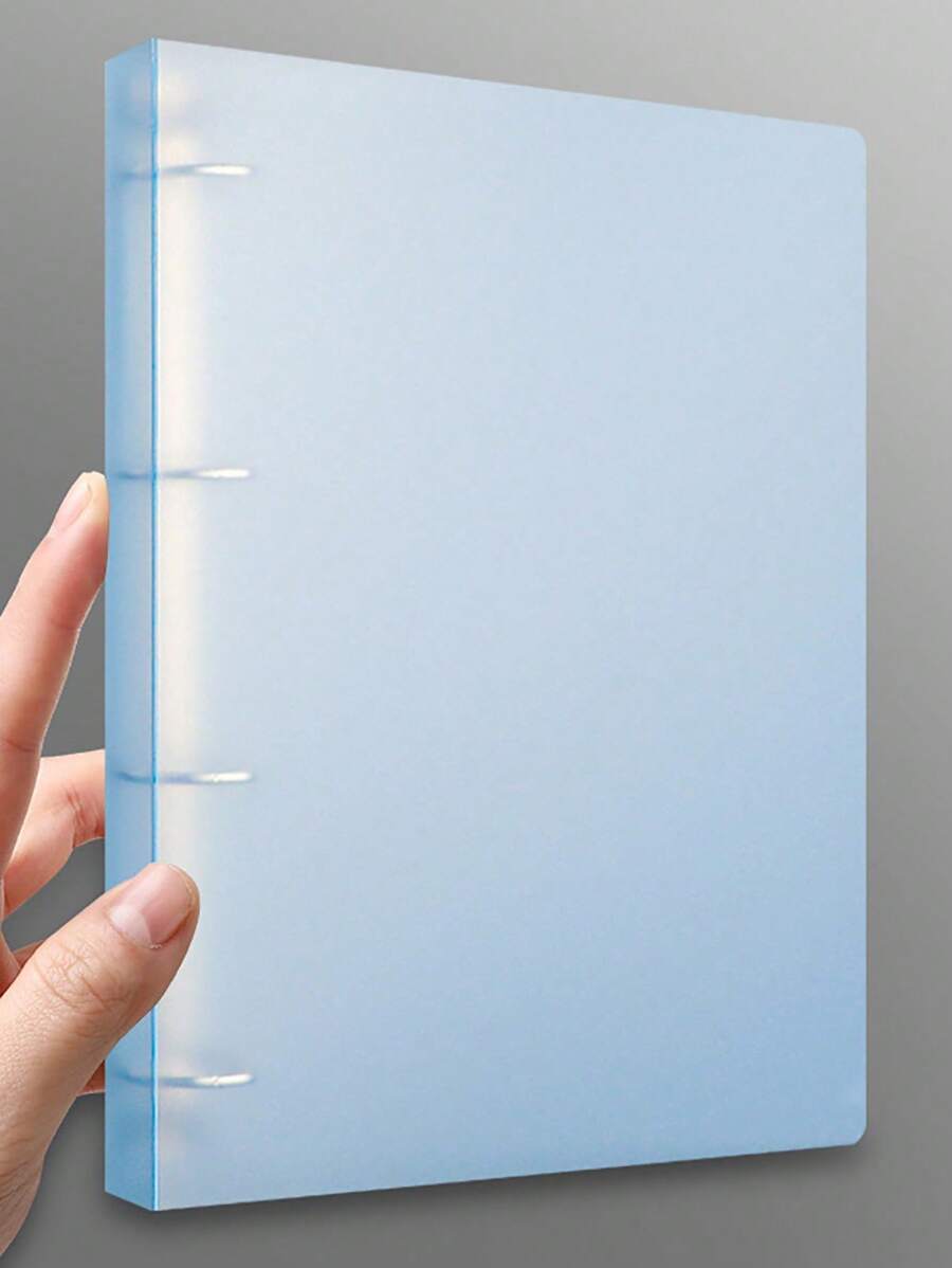 1pc 4 Holes File Folder, A4 Size 220 Sheets Capacity Loose-Leaf Folder ...