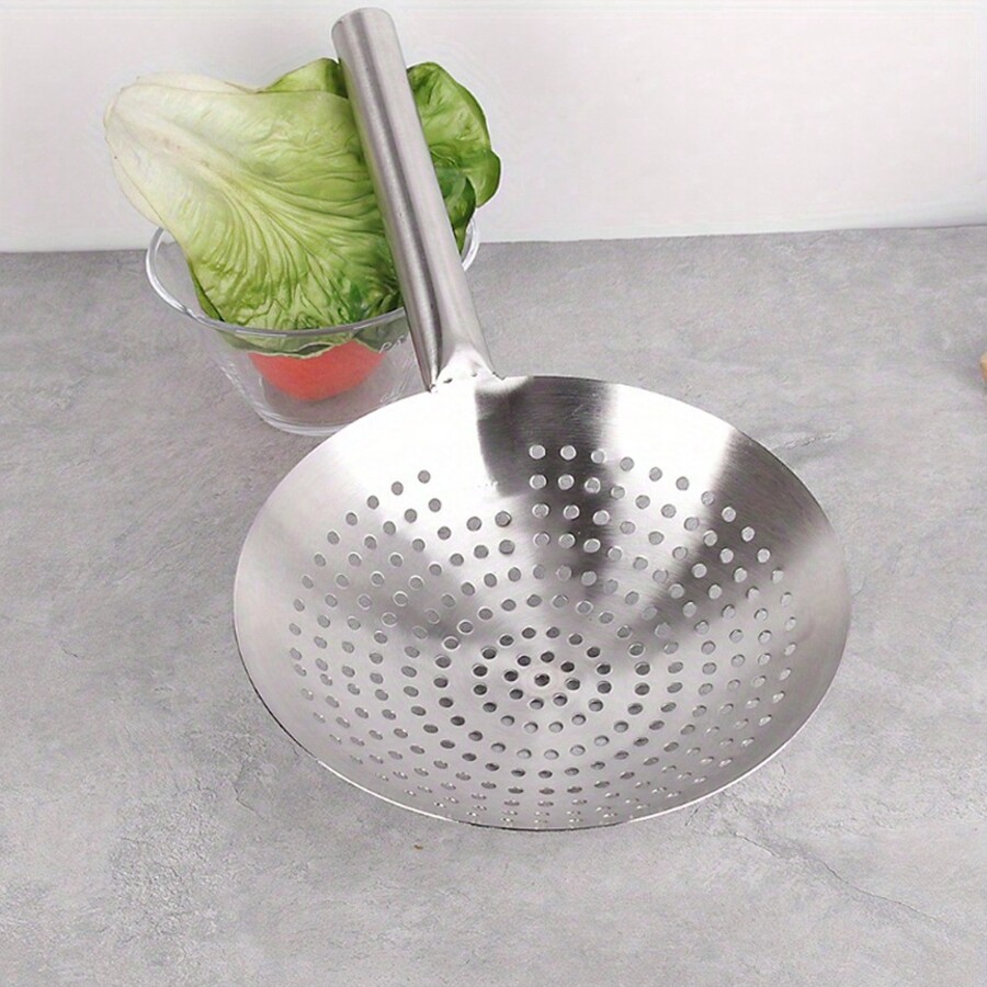 Multipurpose Stainless Steel Slotted Spoon - Skimmer With Heat ...