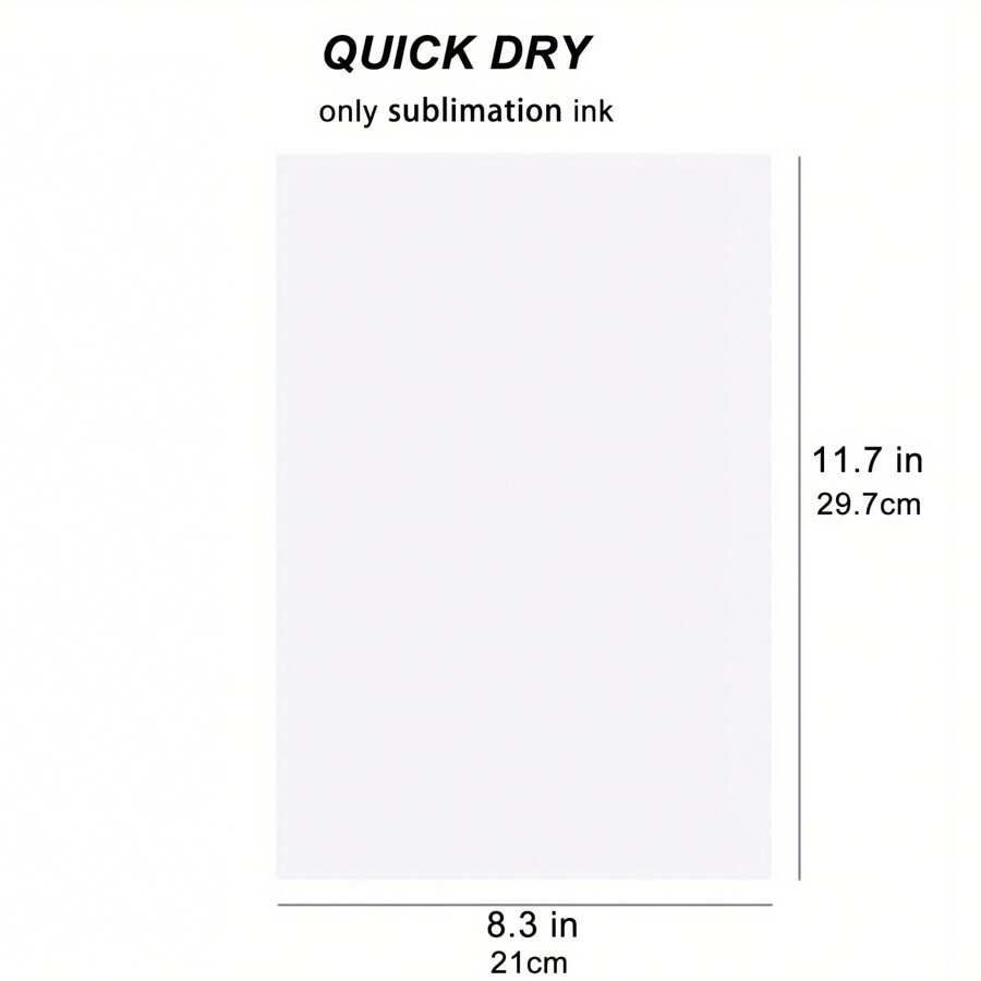 ESHANG A4 100 Sheets Sublimation Paper 100G Heat Transfer Paper 8.3x11 ...