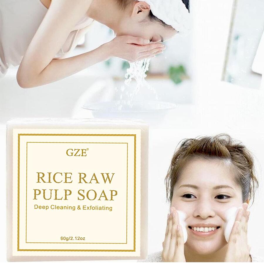 GZE Rice Water Soap Bars Vaginal Wash, Natural Organic Bar Soap For ...