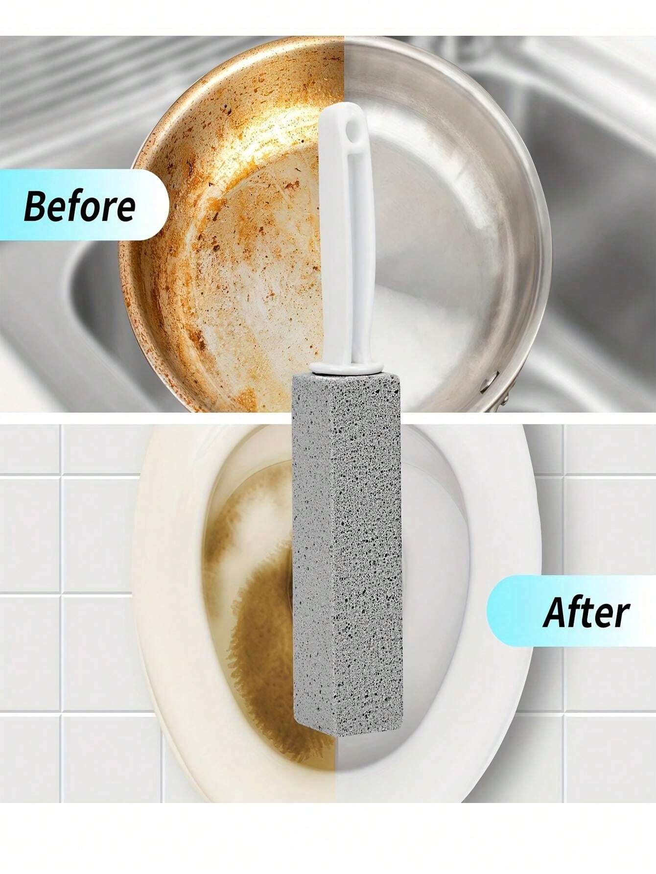 12pcs, Pumice Stone Stick With Handle, Toilet Bowl Cleaning Stick ...