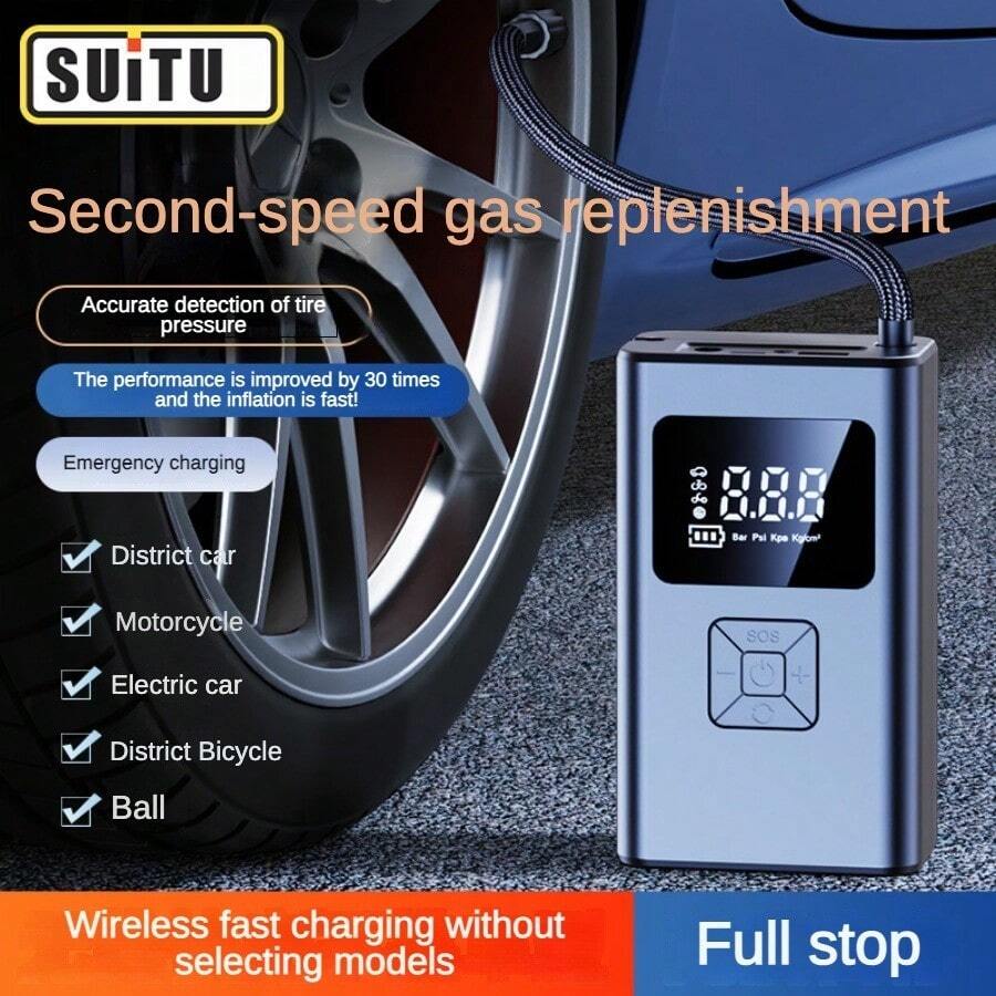 Car Mounted Inflation Pump, Portable Electric Vehicle Inflation Pump ...