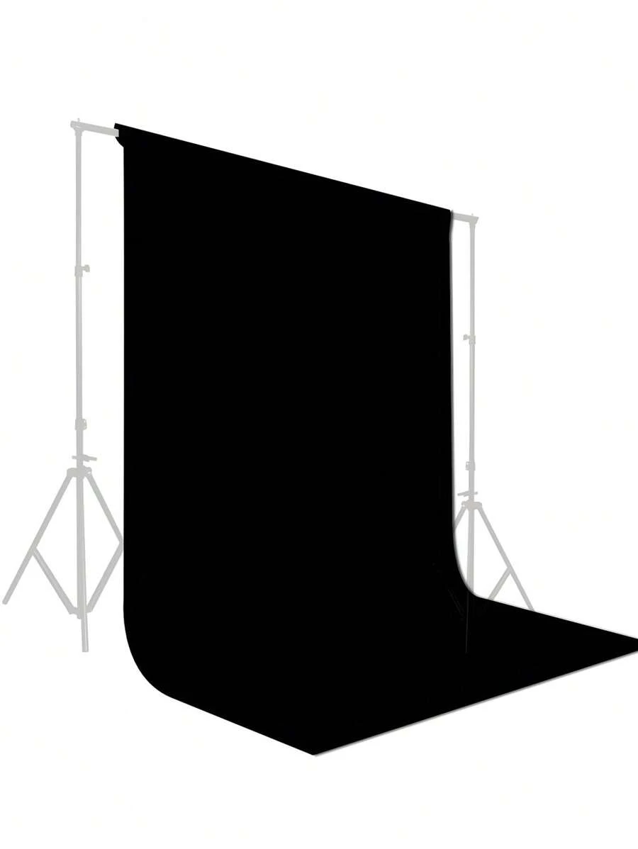 1pc 118in*78in Polyester Black Photography Backdrop Black Screen ...