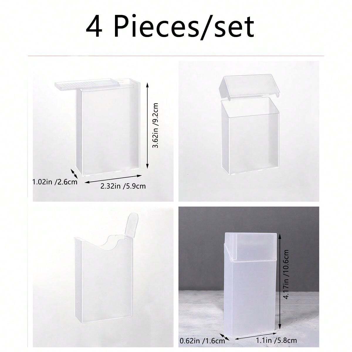 Portable Anti-Pressure Cigarette Case With 20pcs Soft Pack Cigarette ...