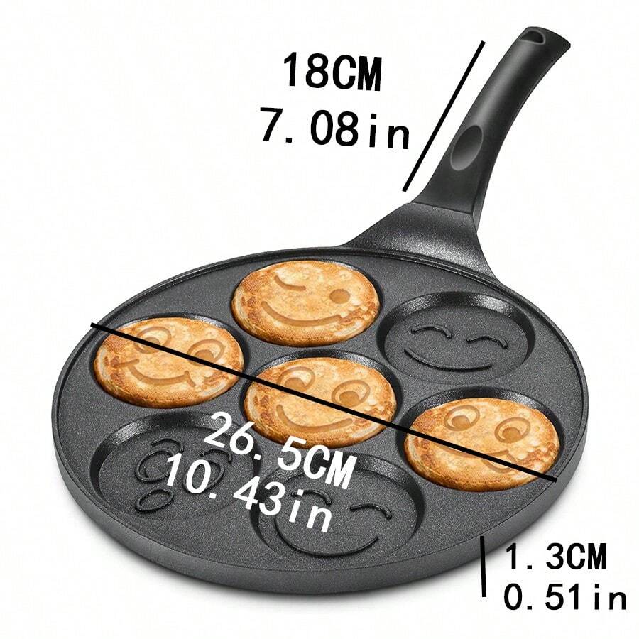 Pancake Pan Nonstick Griddle Pancake Maker Mini Pancake And 7 Smiling ...
