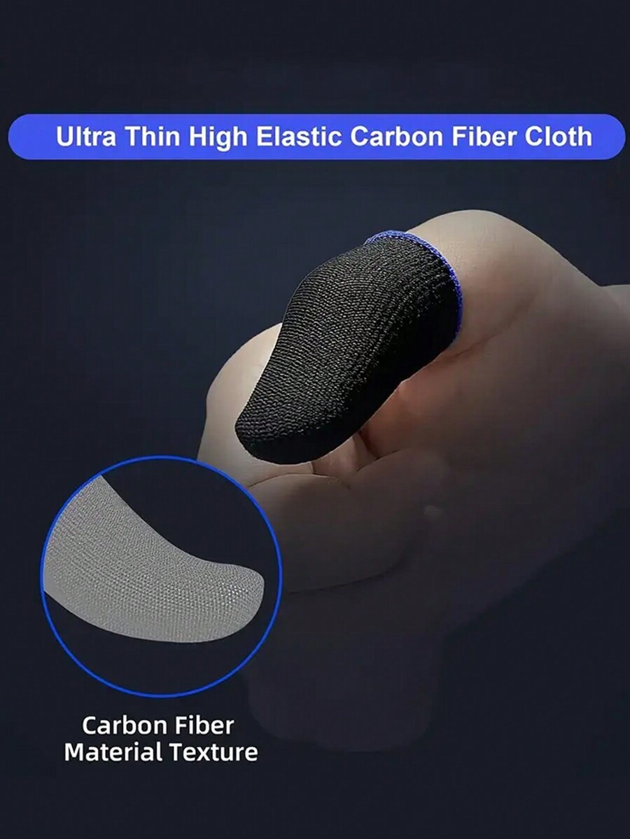 8-Piece Breathable And Sweatproof Gaming Finger Gloves, Touch Screen ...