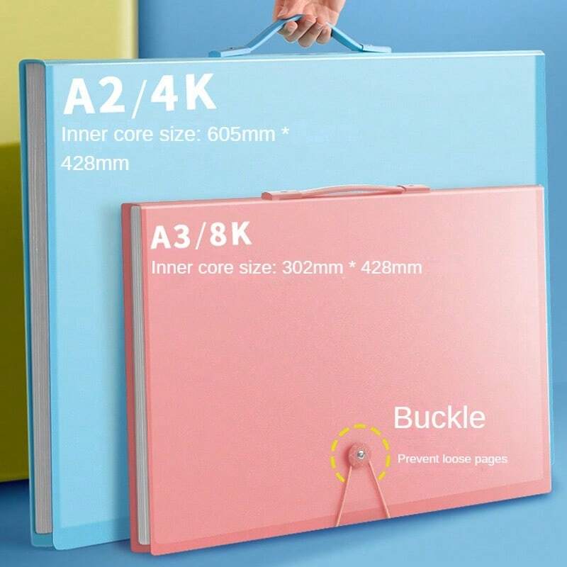 A2 Portfolio Storage Clip, A2 Poster Clip, Engineering Drawing Book, 4 ...