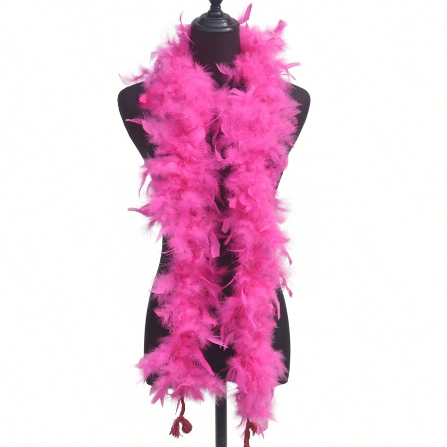 1pc 1.5meter 30gram Chandelle Boa Turkey Feather Costume Accessories ...