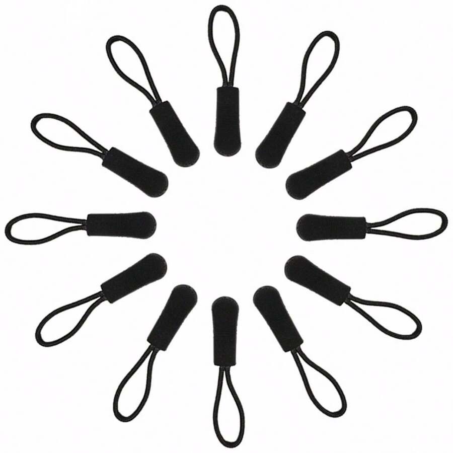 10pcs Detachable Zipper Pull Extension Rope Tail Cord, Upgrade Your ...